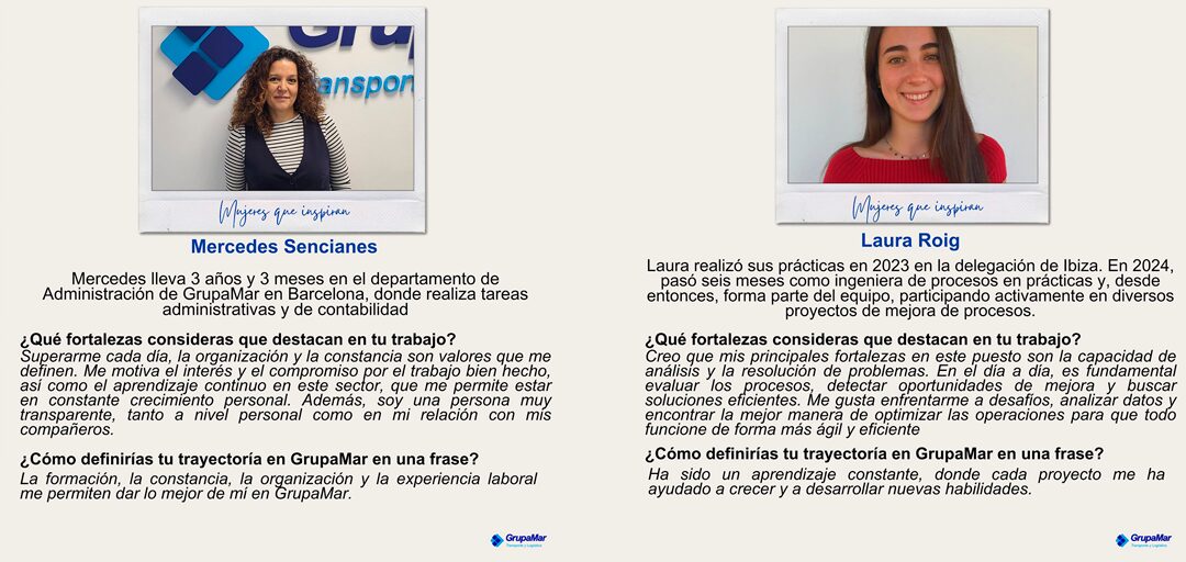 “Mujeres que inspiran” en GrupaMar - Grupamar